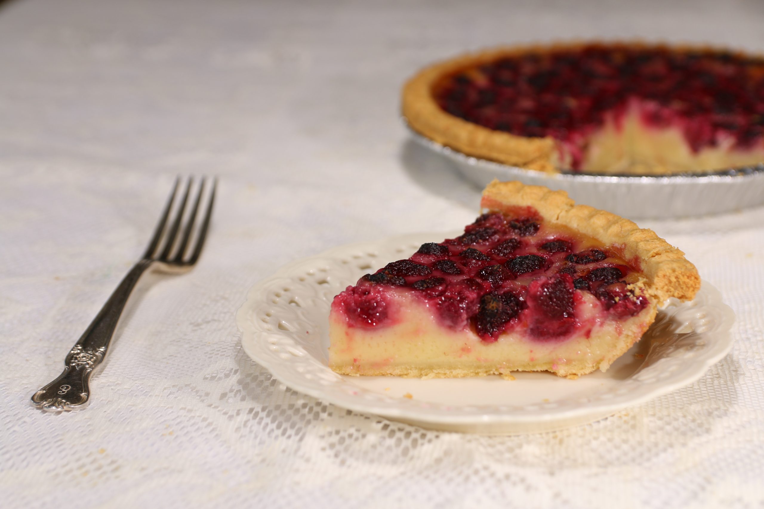 Raspberry Custard Pie | Shakespeare Pies | Fresh Ingredients