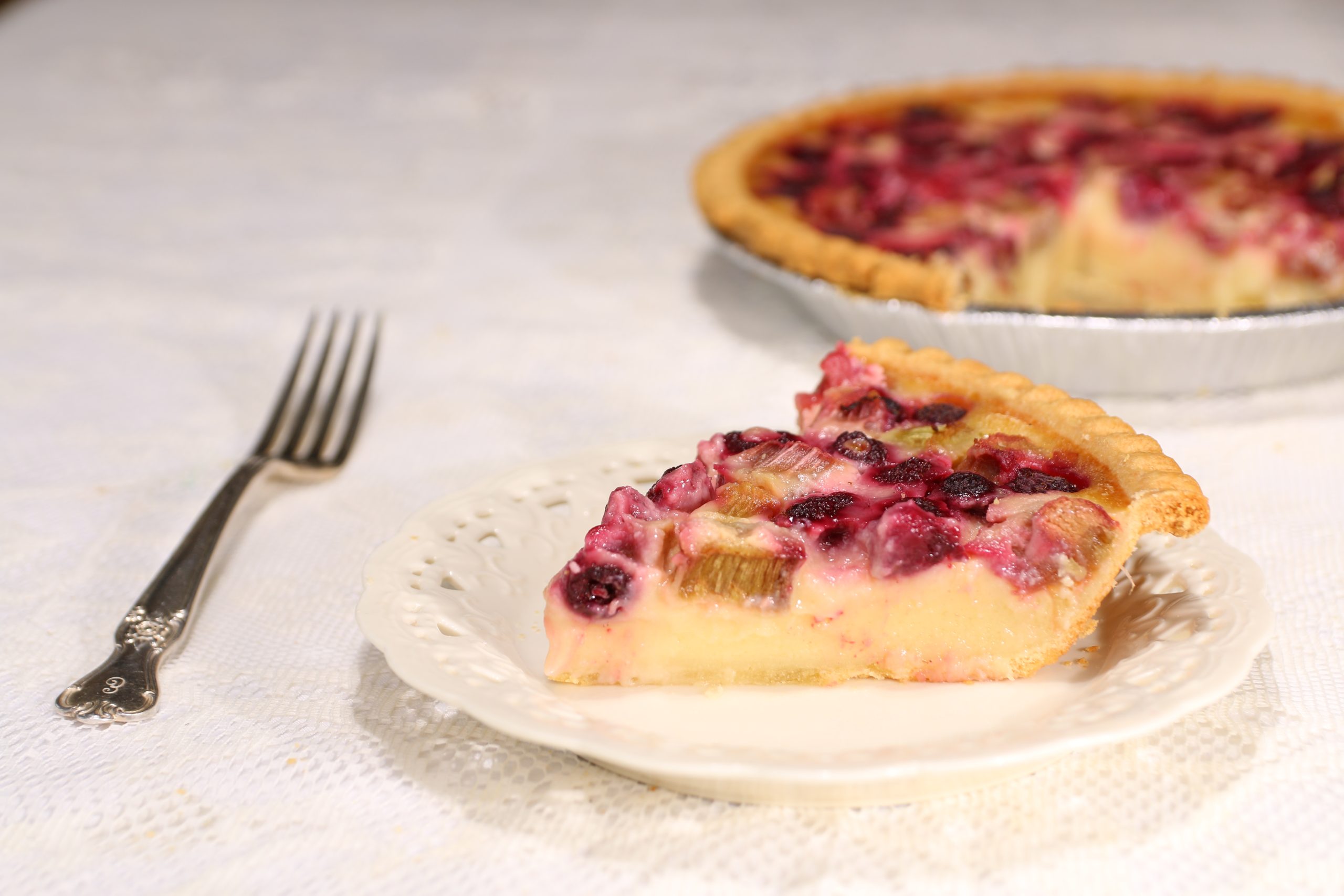 Raspberry Rhubarb Pie | Shakespeare Pies | Fresh Ingredients